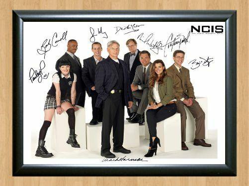 NCIS N.C.I.S. Cast Signed Autographed Photo Poster Print Memorabilia A4
