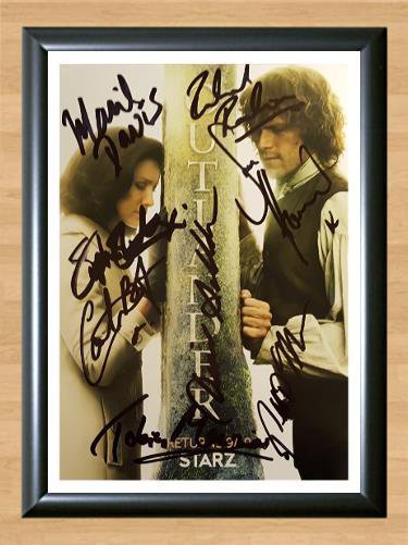 Outlander Caitriona Balfe Cast Signed Autographed Photo Poster Print ...