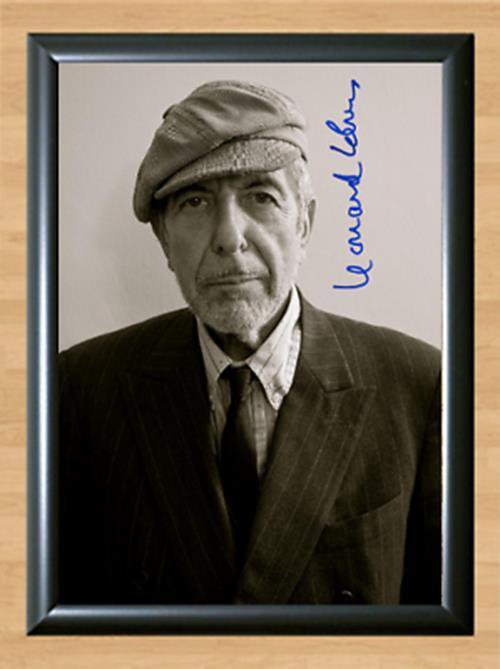 Leonard Cohen Signed Autographed Photo Poster Print Memorabilia A4