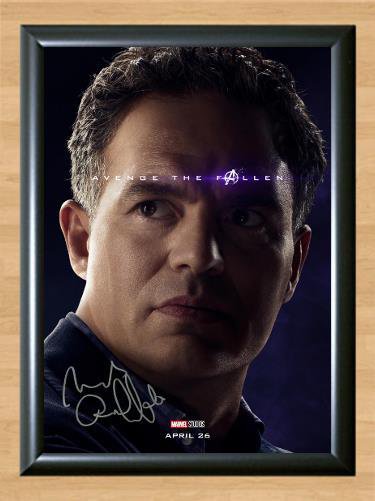 Avengers Endgame Hulk Mark Ruffalo Signed Autographed Photo Poster ...