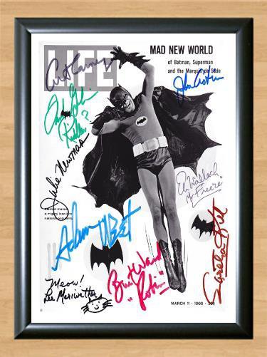 Batman Vintage Signed Autographed Photo Poster Print Memorabilia A4