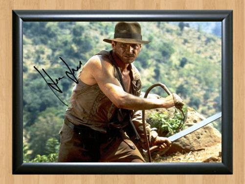 Indiana Jones Harrison Ford Signed Autographed Photo Poster Print ...