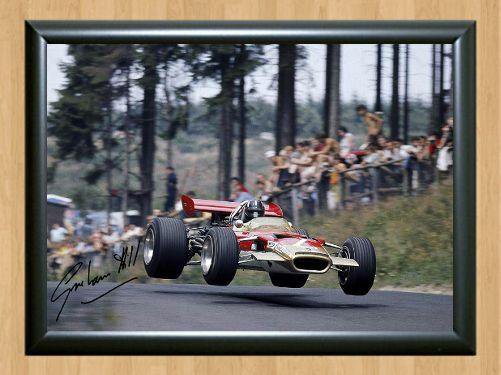 Graham Hill Signed Autographed Photo Poster Print Memorabilia A4