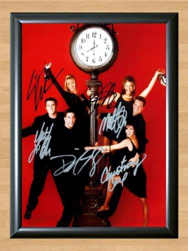 Friends Cast Signed Autographed Photo Poster Print Memorabilia A2 16 ...