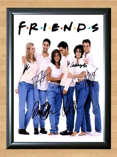 Friends Cast Signed Autographed Photo Poster Print Memorabilia A2 16 ...