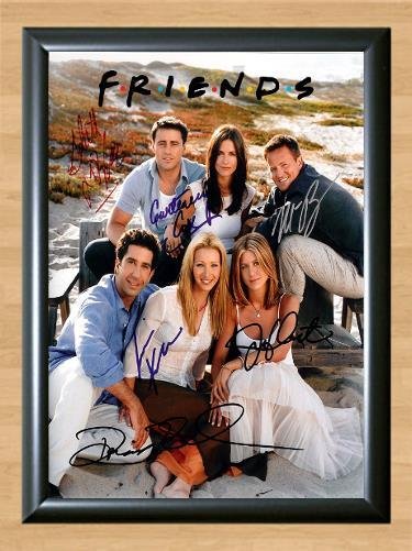 Friends Cast Signed Autographed Photo Poster Print Memorabilia A2 16 ...