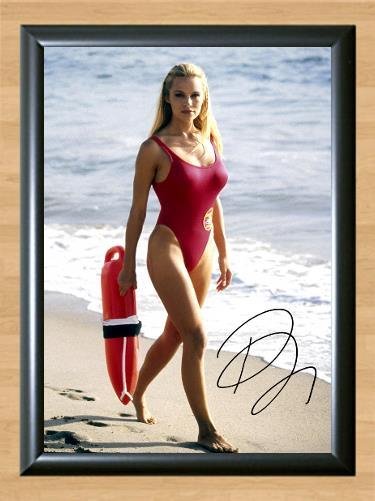 Pamela Anderson Baywatch Signed Autographed Photo Poster Print Memorabilia A2 16.5x23.4""