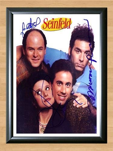 Seinfeld Cast Signed Autographed Photo Poster Print Memorabilia A2 16 ...