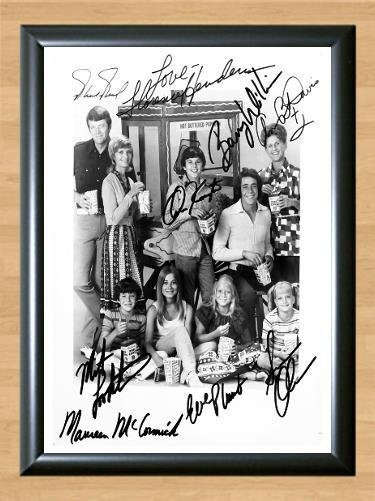 The Brady Bunch Cast Signed Autographed Photo Poster Print Memorabilia ...