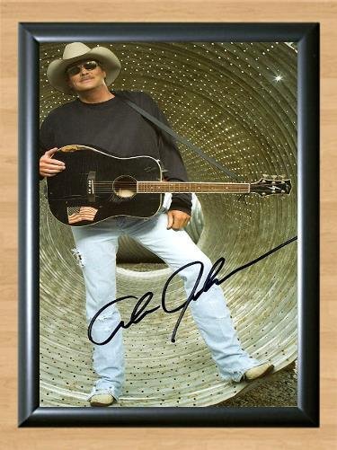 Alan Jackson Signed Autographed Photo Poster Print Memorabilia A2 16 ...