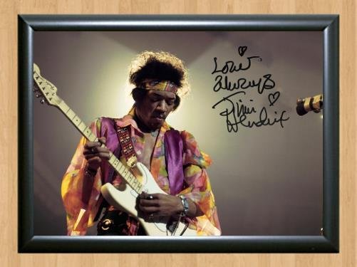 Jimi Hendrix Signed Autographed Photo Poster Print Memorabilia A2 16 ...