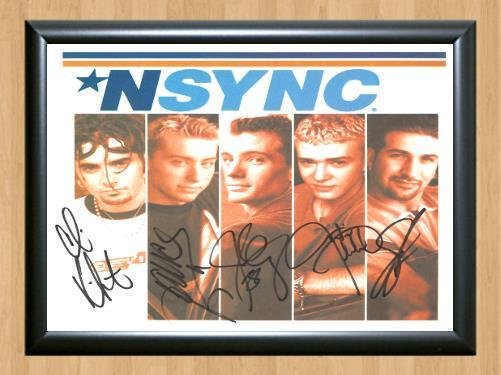 NSYNC 'N Sync Signed Autographed Photo Poster Print Memorabilia A2 16 ...