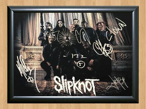 Slipknot Band Signed Autographed Photo Poster Print Memorabilia A2 16 ...