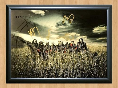 Slipknot Band Signed Autographed Photo Poster Print Memorabilia A2 16 ...