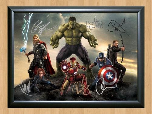 Avengers Marvel Thor Hulk Signed Autographed Photo Poster Print ...