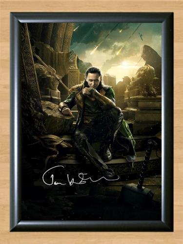 Loki Tom Hiddleston Thor Ragnarok Signed Autographed Photo Poster Print ...