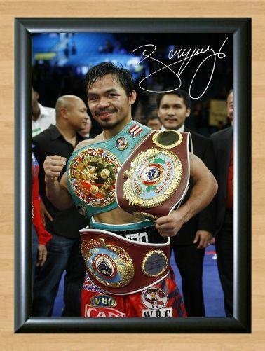 Manny Pacquiao Signed Autographed Photo Poster Print Memorabilia A2 16 ...