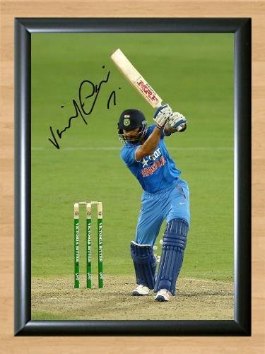 Virat Kohli Signed Autographed Photo Poster Print Memorabilia A2 16 ...