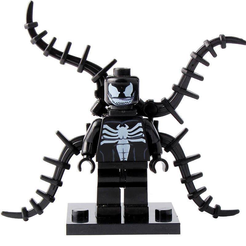 Venom Marvel Comics Villain Spider-man Minifigures Block Toys