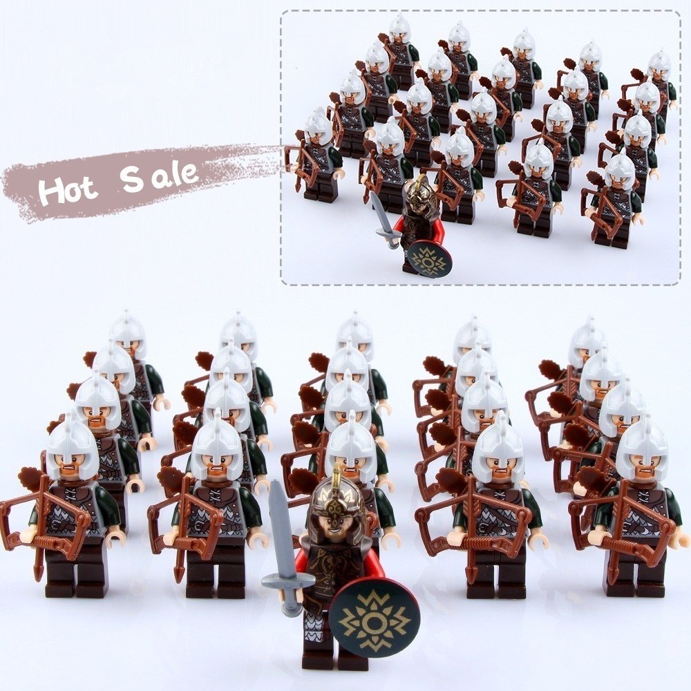 21pcs/set King Theoden and Archers Army of Rohan Lord of the Rings ...