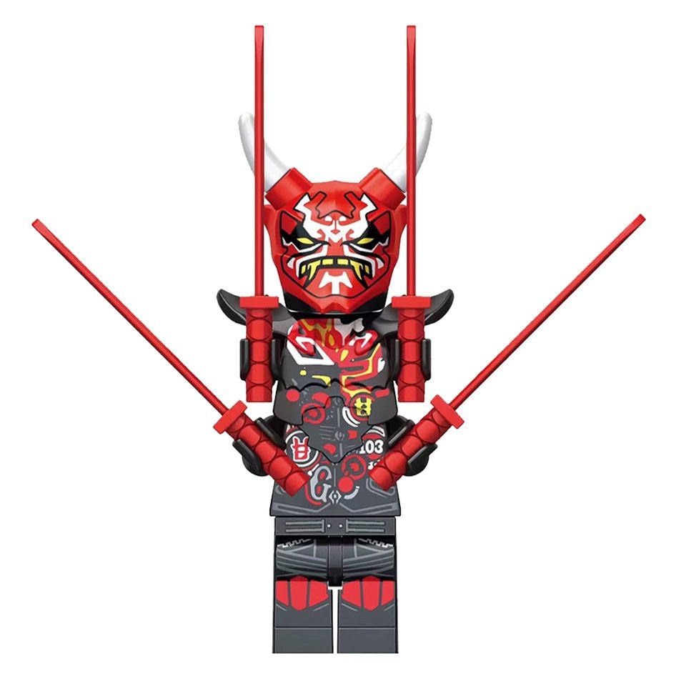 Ninjago Mr. E with Oni Mask of Vengeance Minifigures Weapons and ...