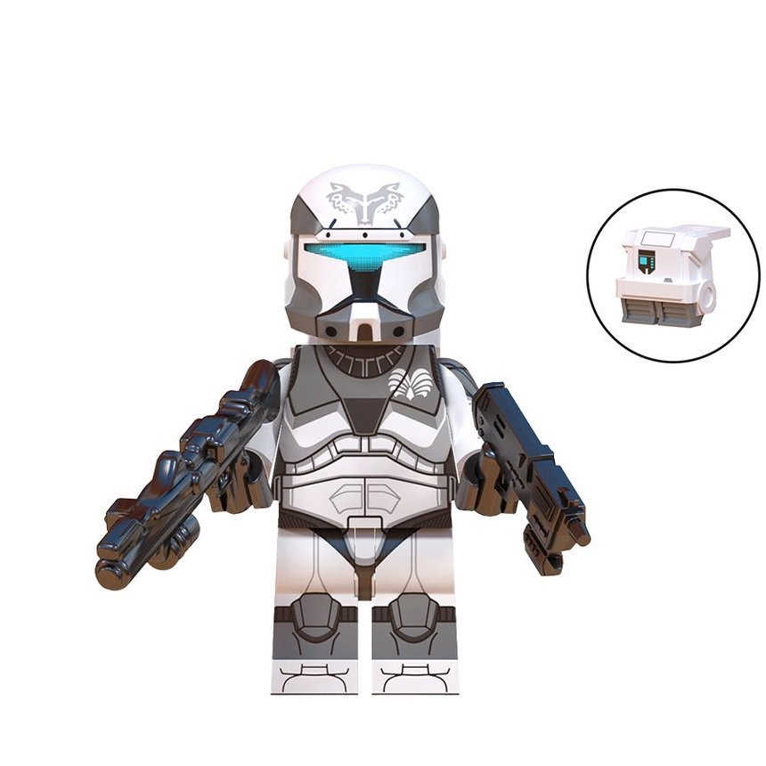 Wolfpack Clone Commando Minifigures Star Wars 104th Battalion