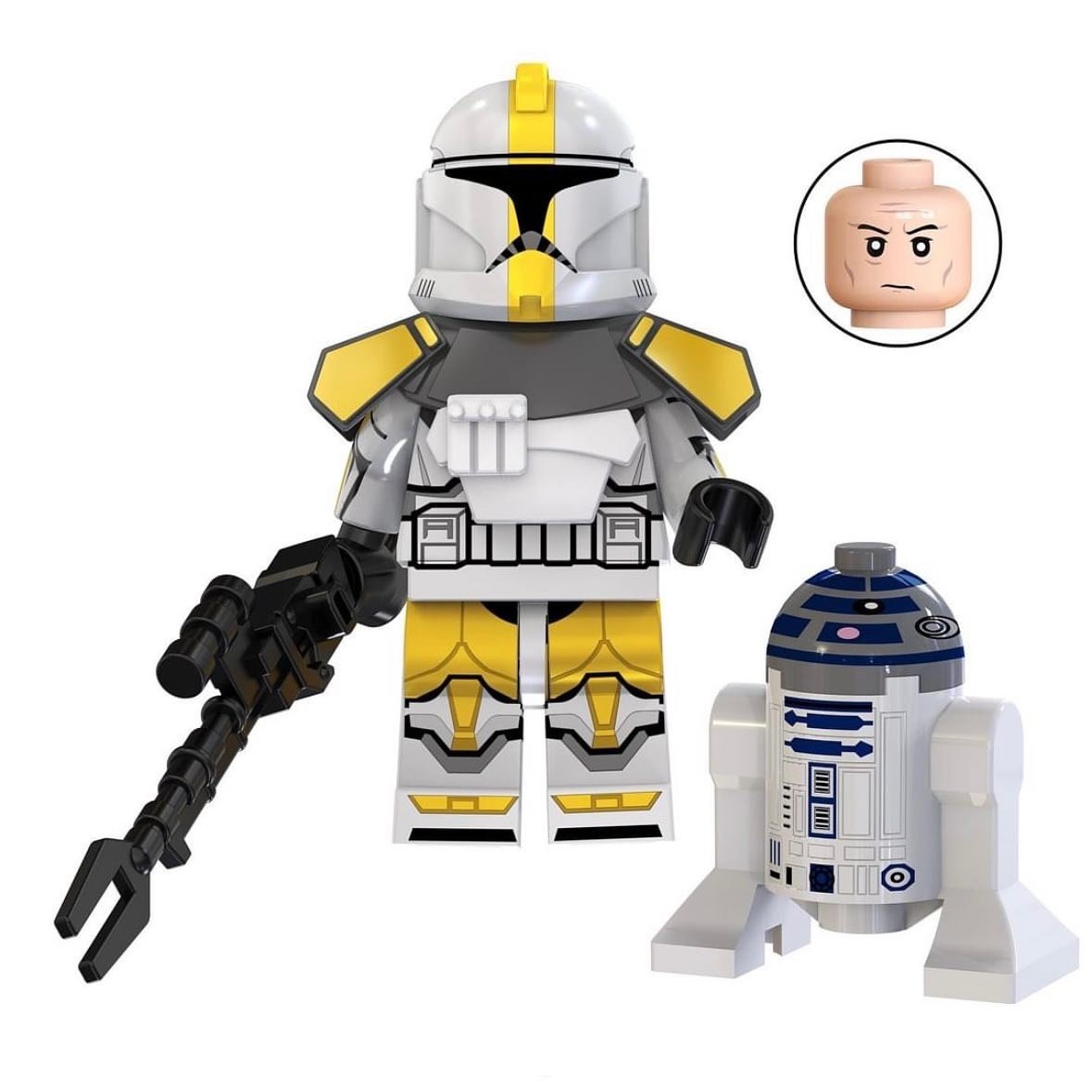 Clone Commander Bly (Phase I) Star Wars Minifigures Weapons and Accessories
