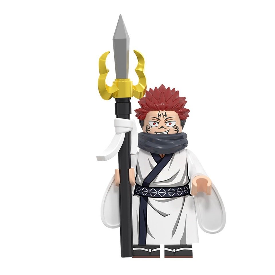 Jujutsu Kaisen Ryomen Sukuna Minifigures Weapons and Accessories