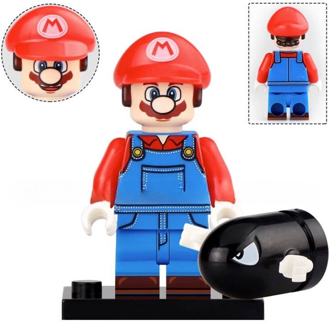 Mario and Bullet Bill Minifigures Super Mario Brothers