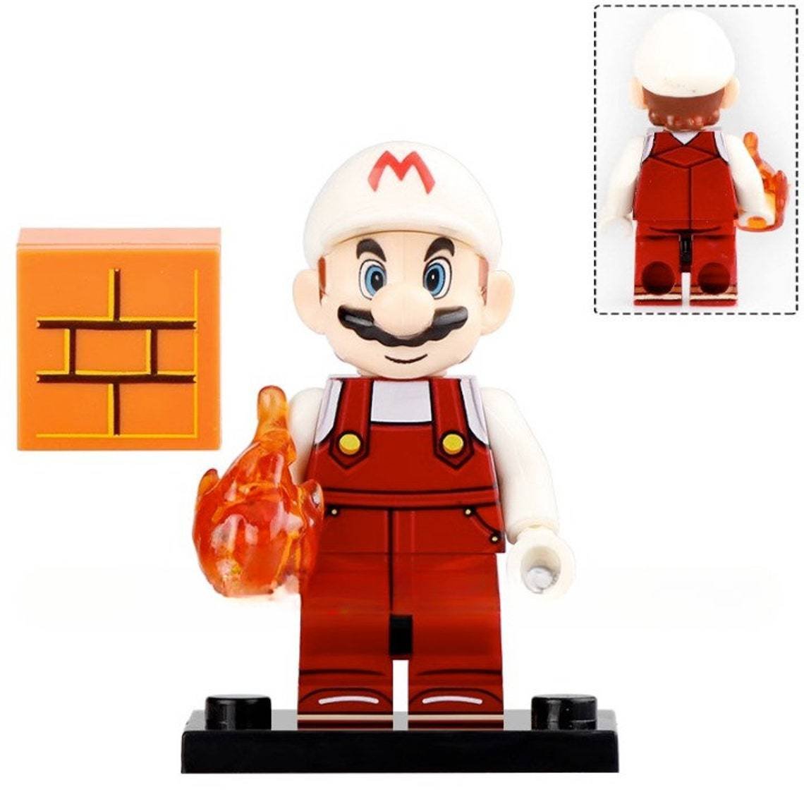 Fire Mario Minifigures Super Mario Brothers