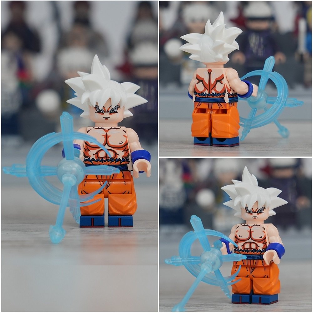 Goku Ultra Instinct Dragon Ball Super Minifigures Weapons and Accessories