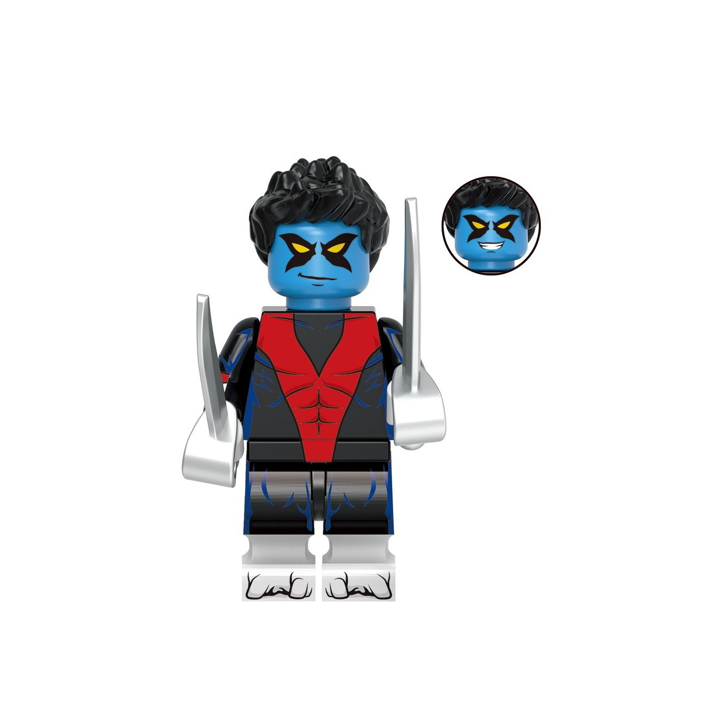 Nightcrawler Marvel X-Men Comics Minifigures Weapons and Accessories