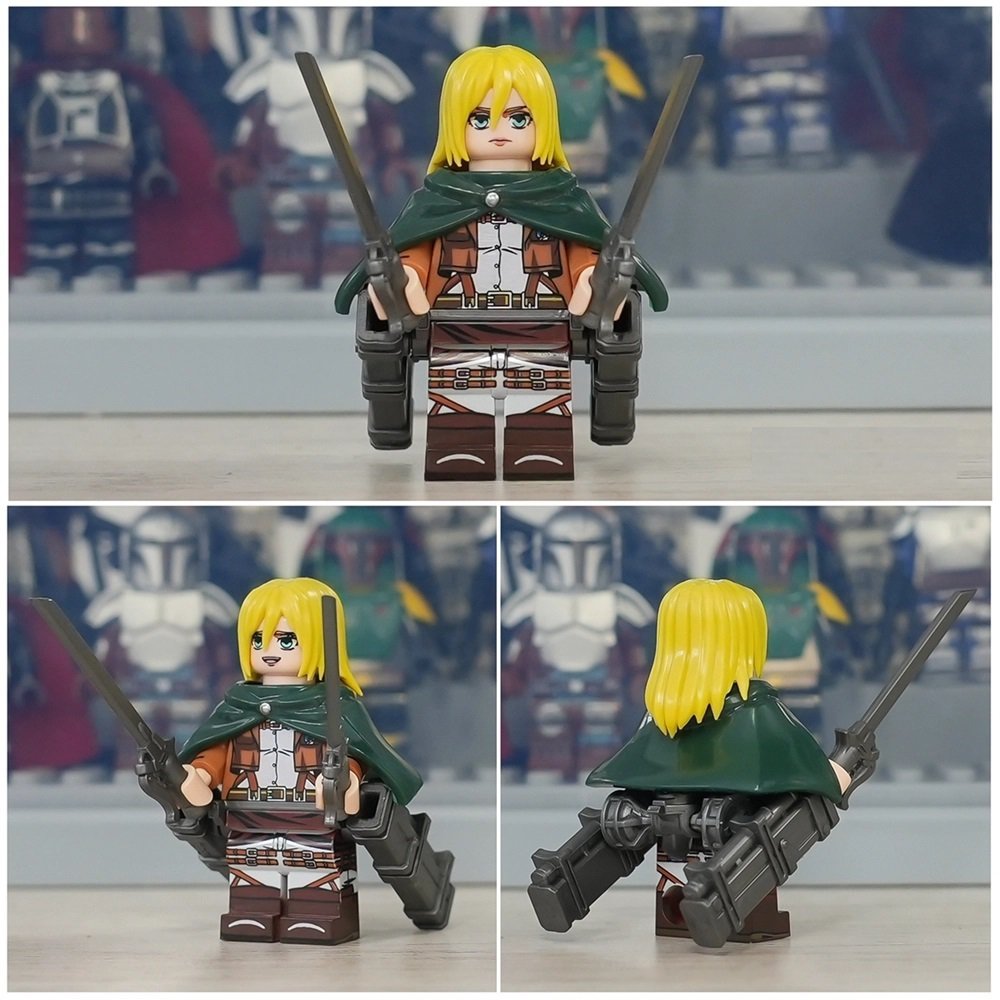 8pcs Attack on Titan Zeke Jaeger Reiner Braun Annie Pieck Finger ...