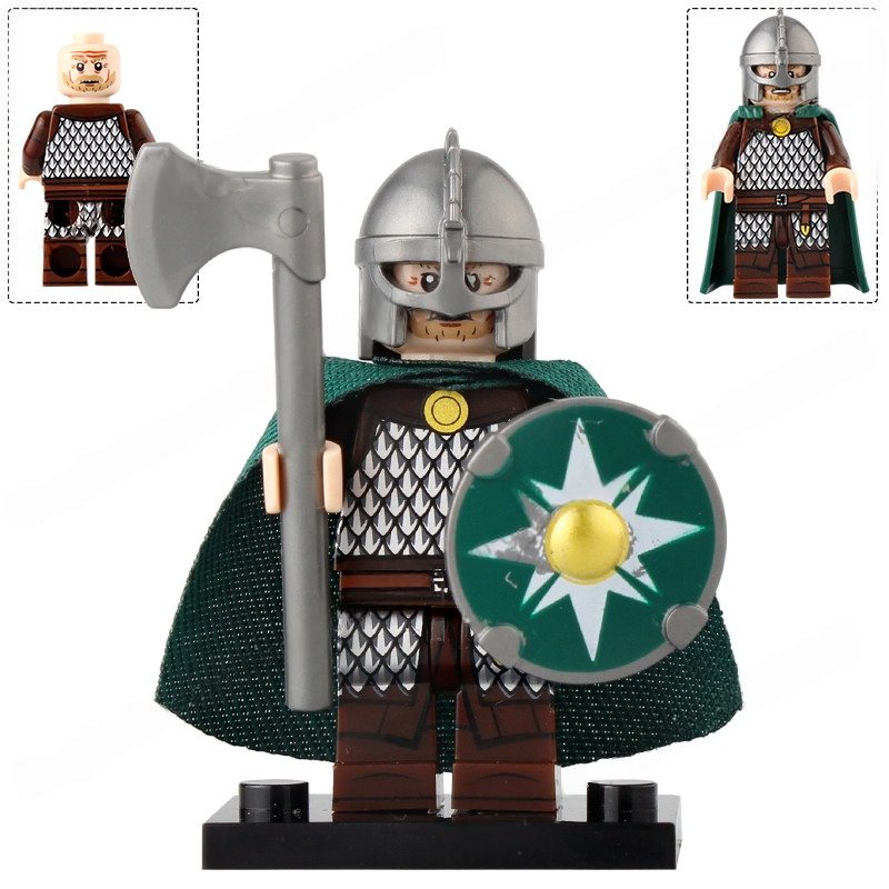 Rohan Elite Soldier The Lord of the Rings Minifigures Minifigs Toy Gift