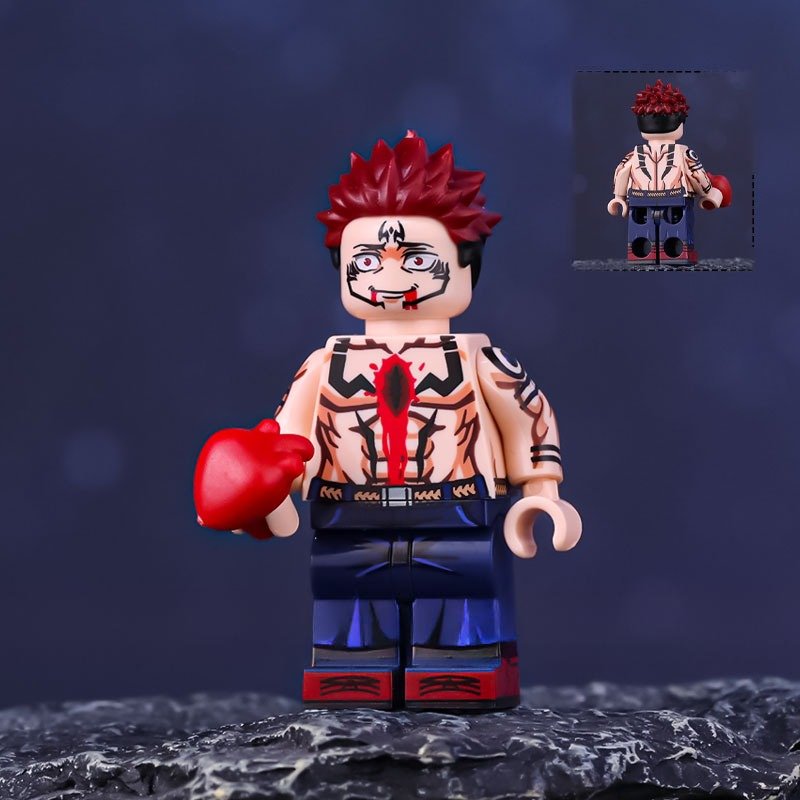 Anime Jujutsu Kaisen Ryomen Sukuna Minifigure Toy Gift for children