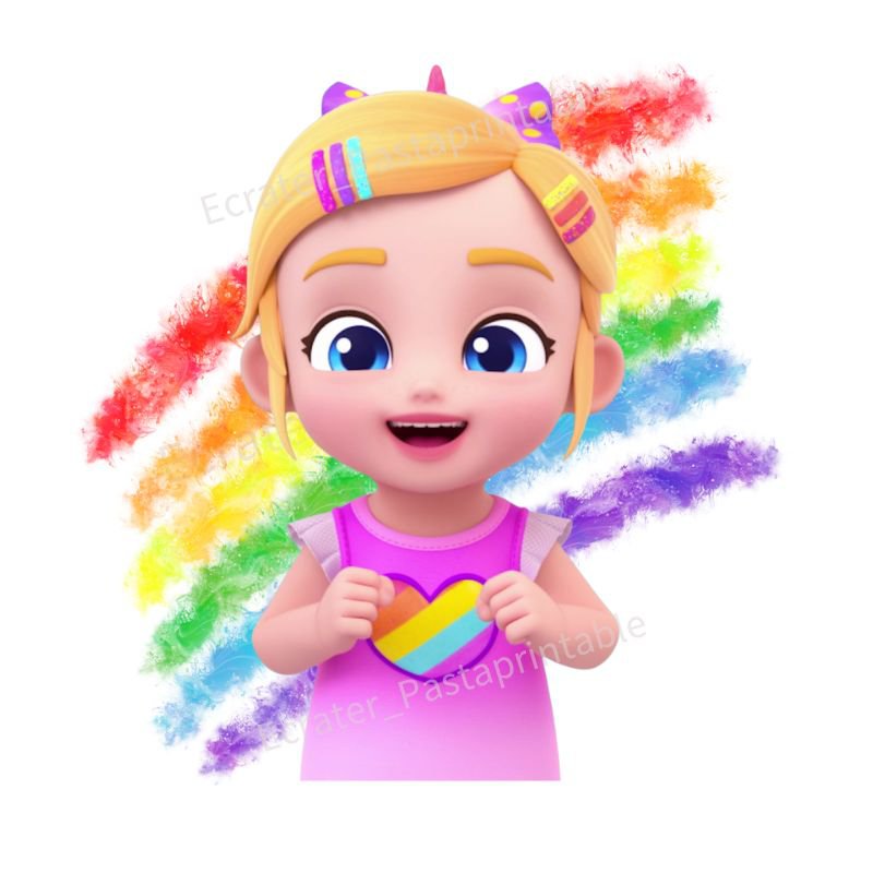 Bebefinn Bora Girl PNG Clipart Image