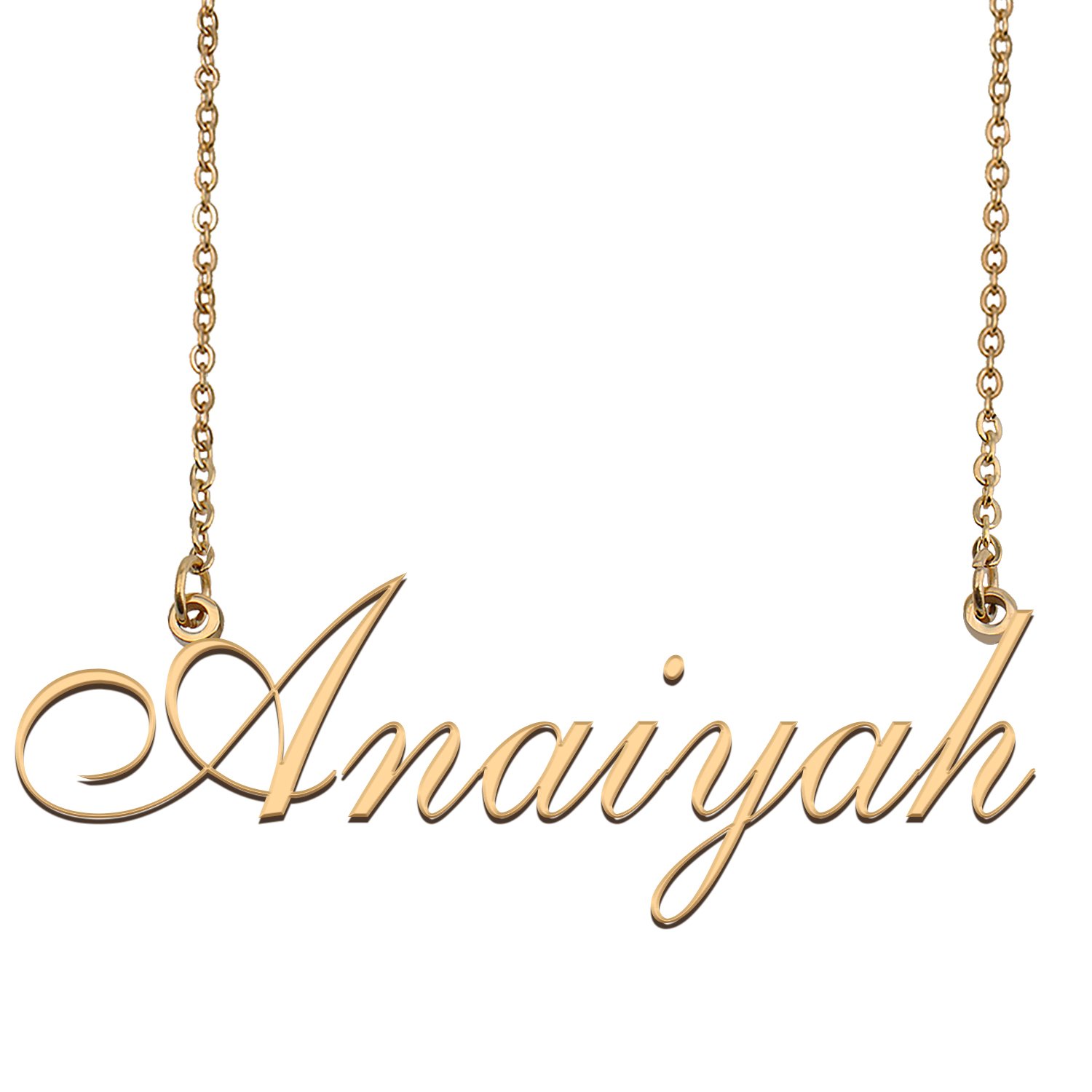Customized Simple My Name Necklace Jewelry Gifts for Girls Anaiyah