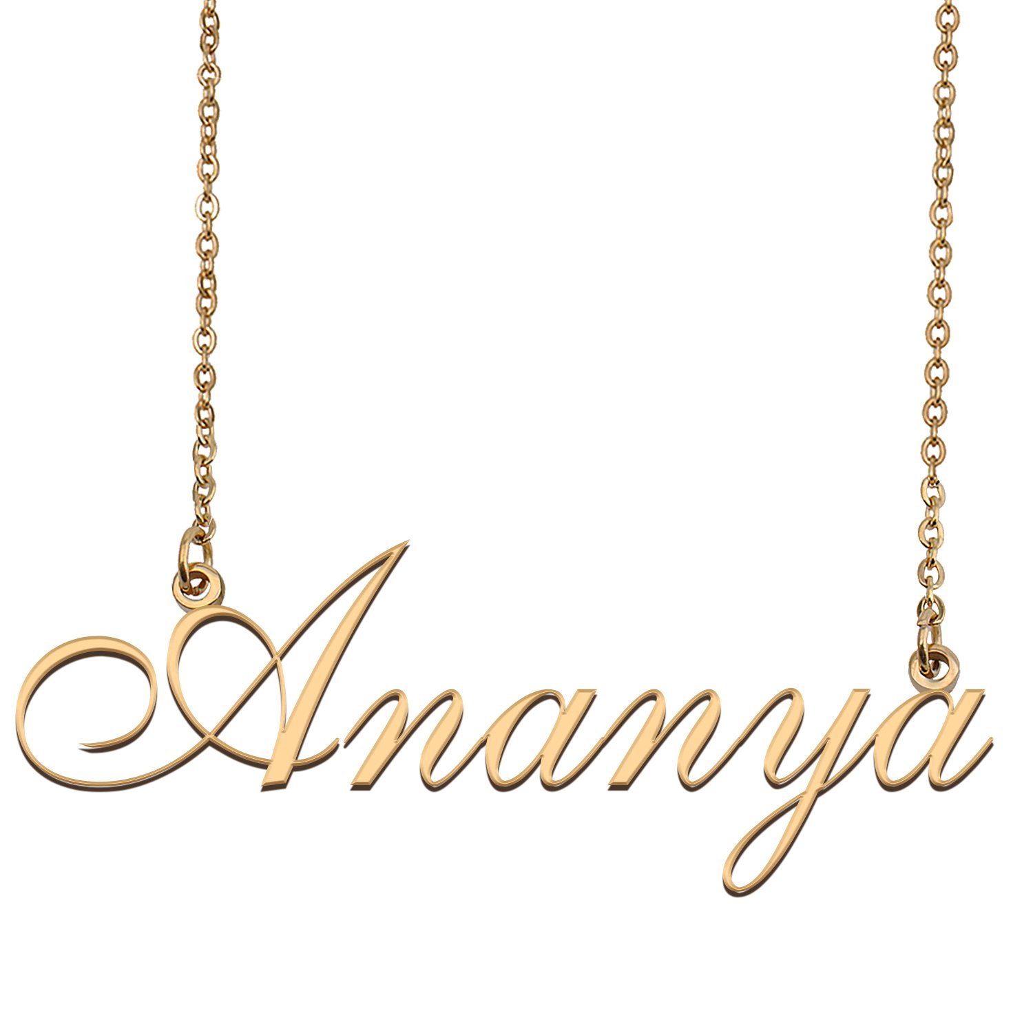 Customized Simple My Name Necklace Jewelry Gifts for Girls Ananya