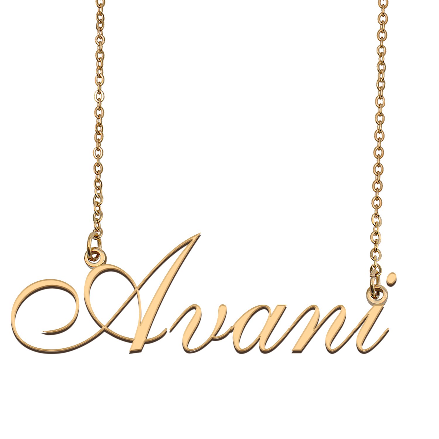 Customized Simple My Name Necklace Jewelry Gifts for Girls Avani