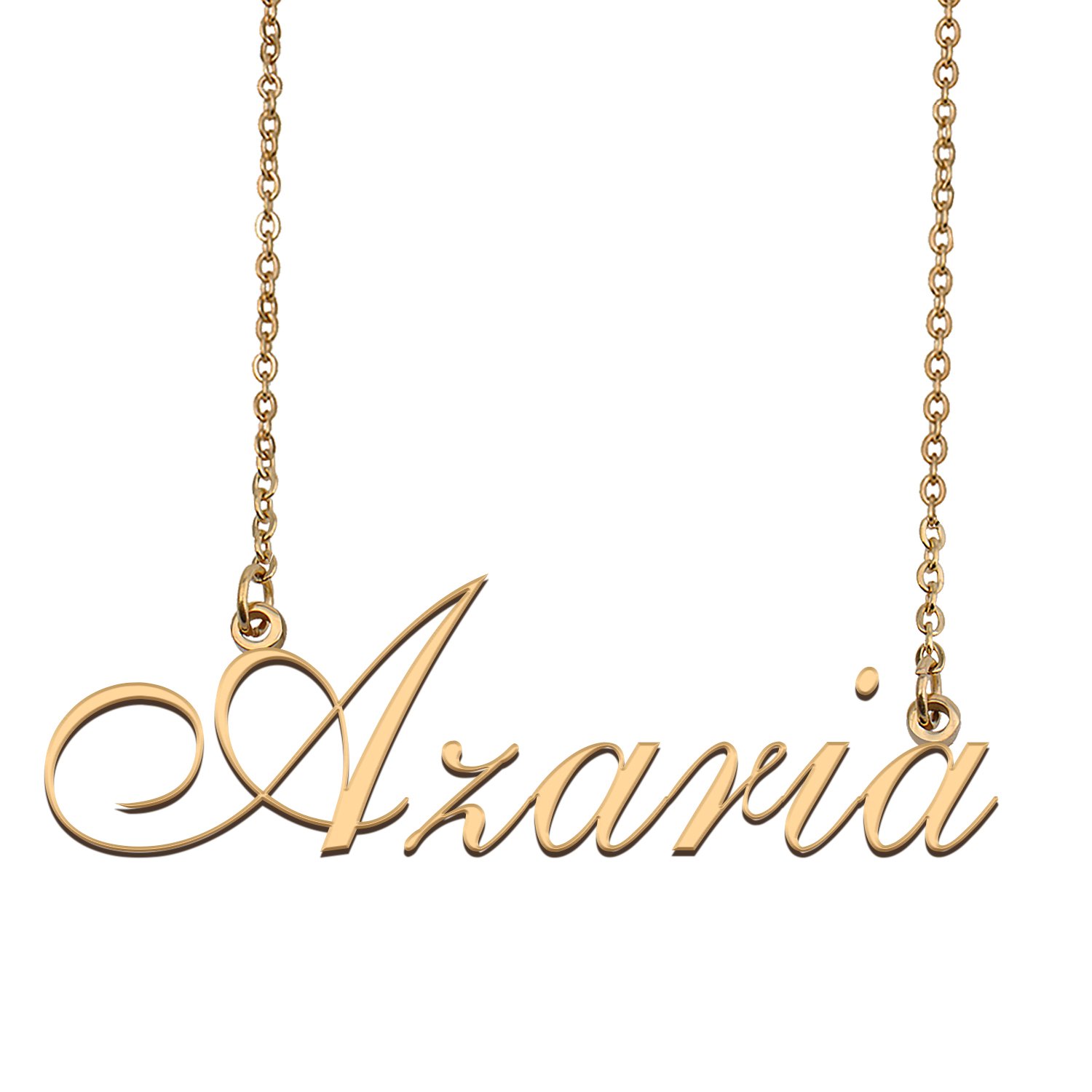 Customized Simple My Name Necklace Jewelry Gifts for Girls Azaria