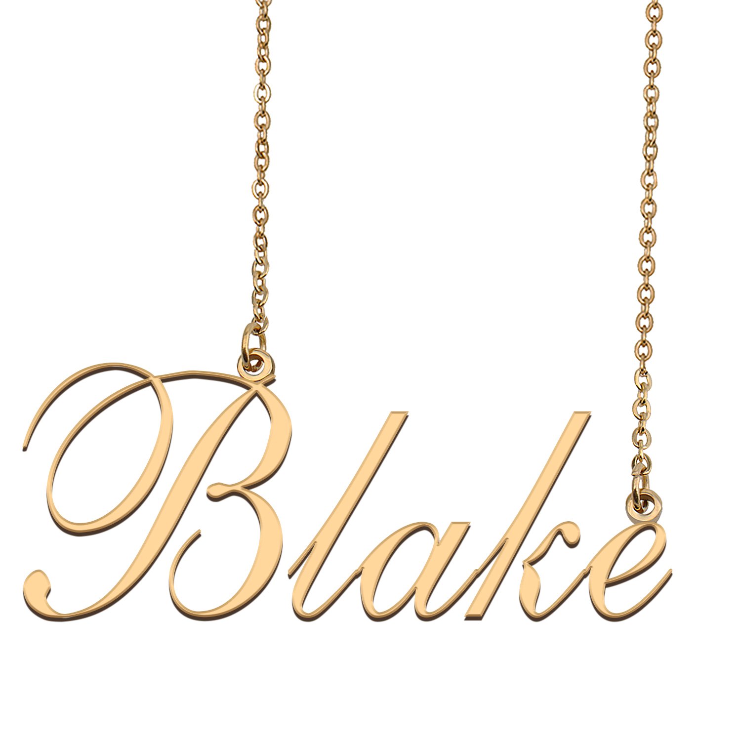 Custom Nameplate Necklace Personalized Jewelry Gifts for Women Blake