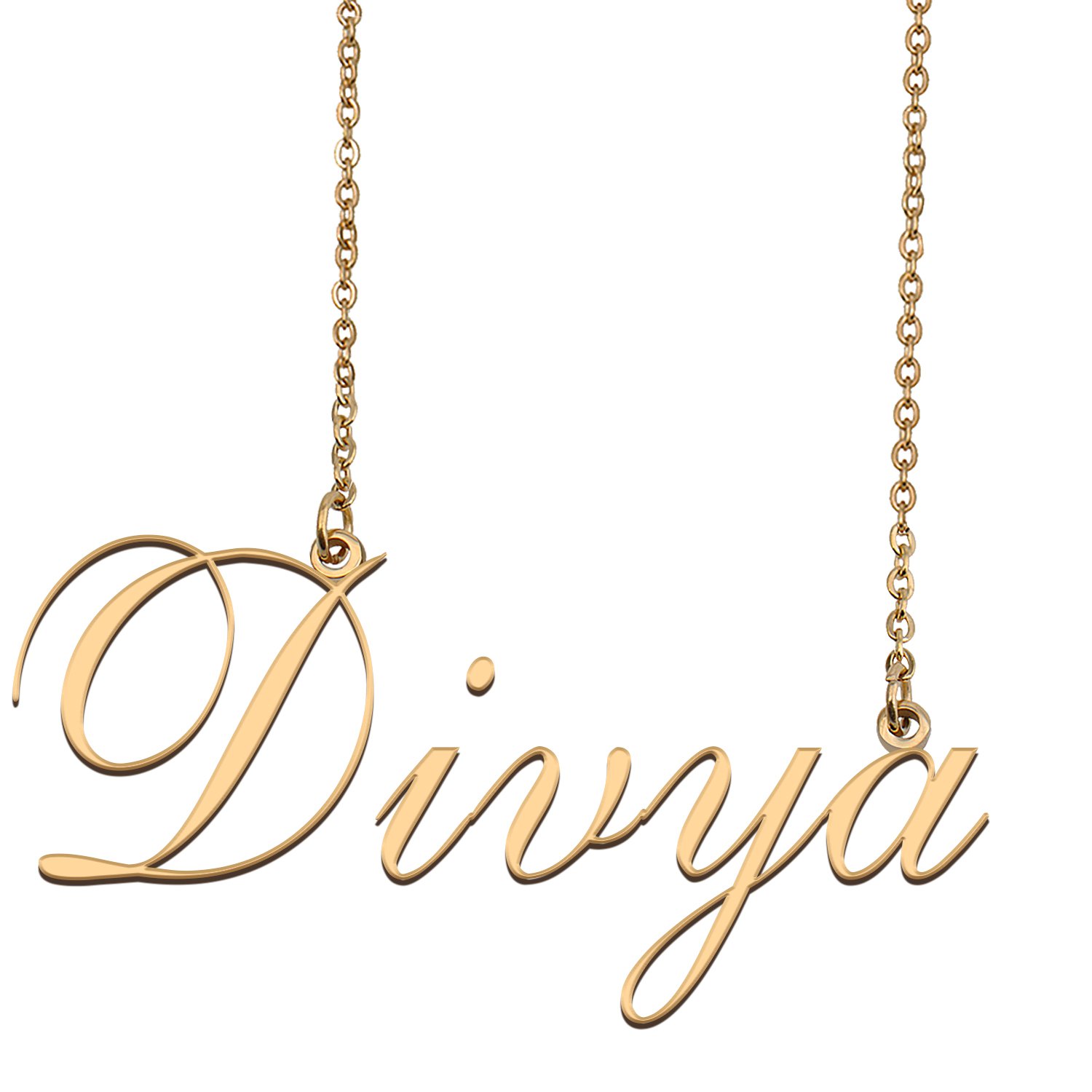 Custom Unique Charm Name Necklace Best Bridesmaid Jewelry Gifts for Her ...