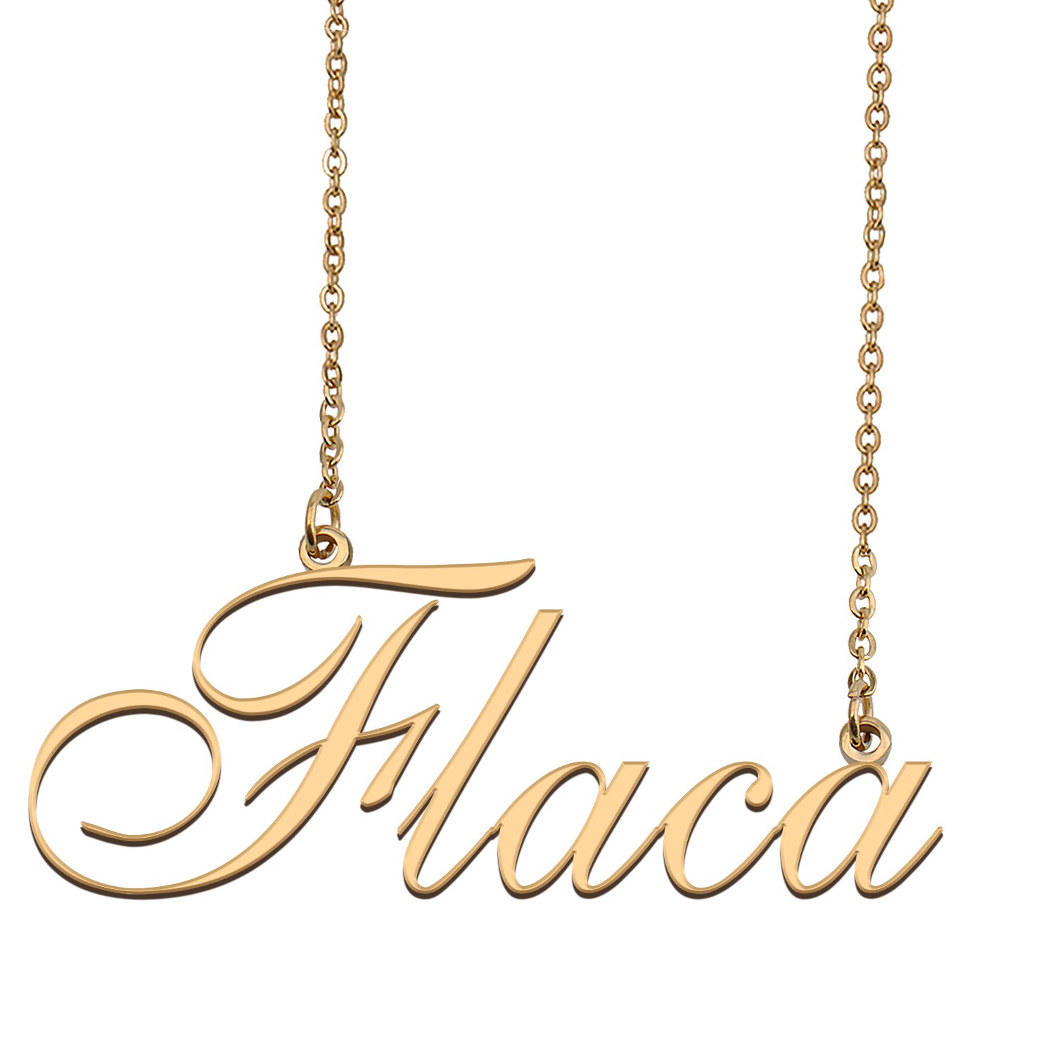 Custom Name Necklace Awesome Gift for My Best Friend Flaca