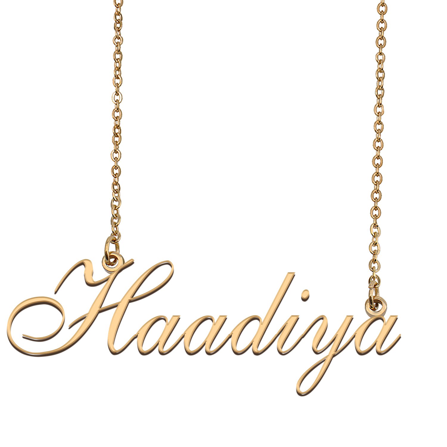 Custom Name Necklace Awesome Gift for My Best Friend Haadiya