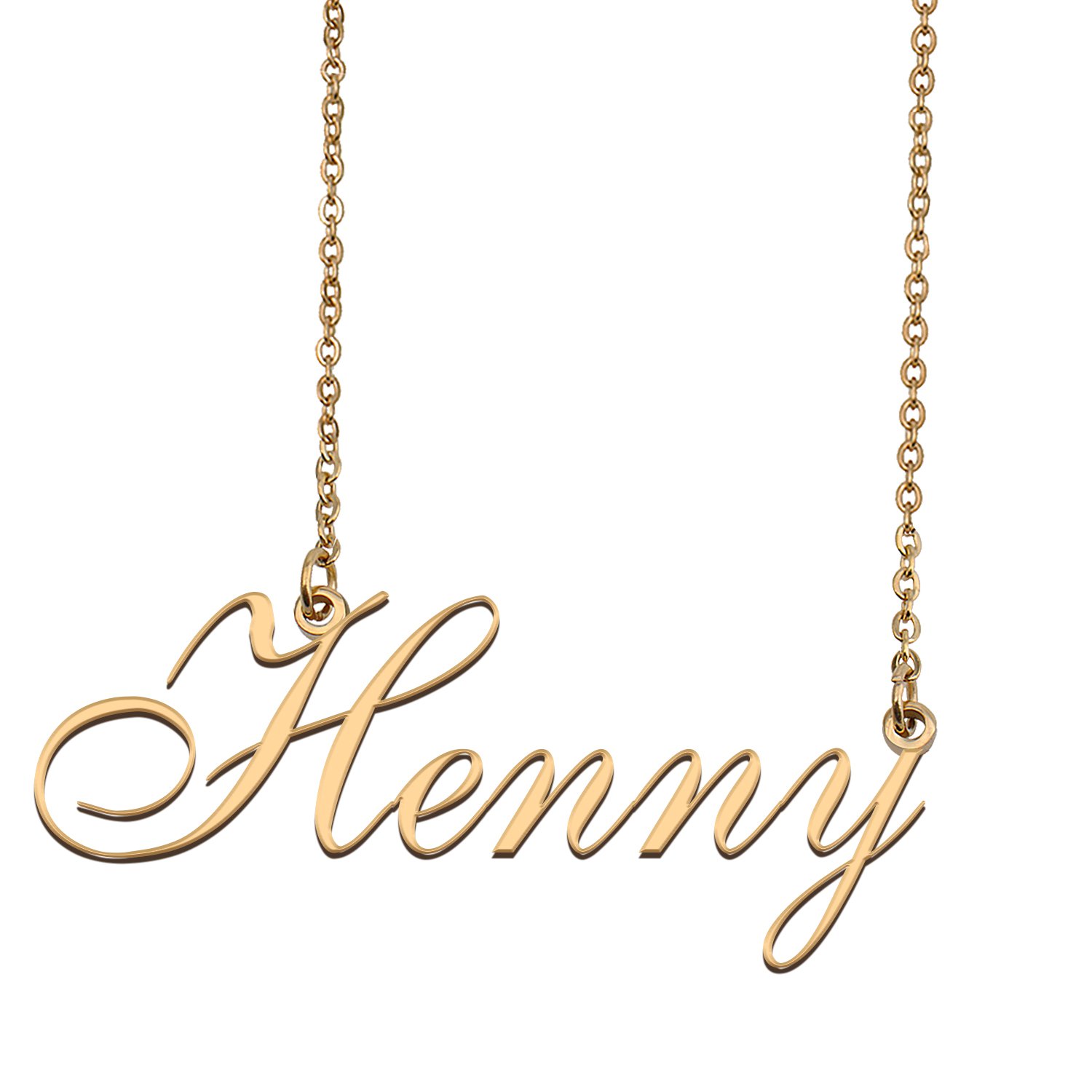 Personalized My Name Necklace Dainty personal Initial Necklace Henny