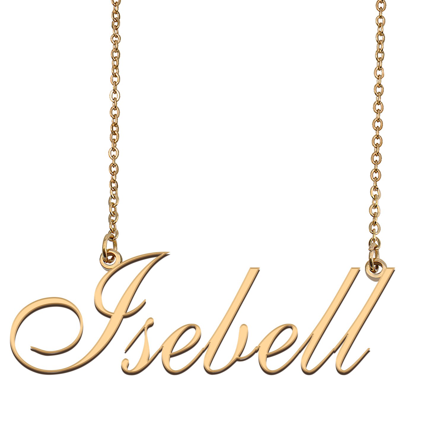 Personalized My Name Necklace Dainty personal Initial Necklace Isebell