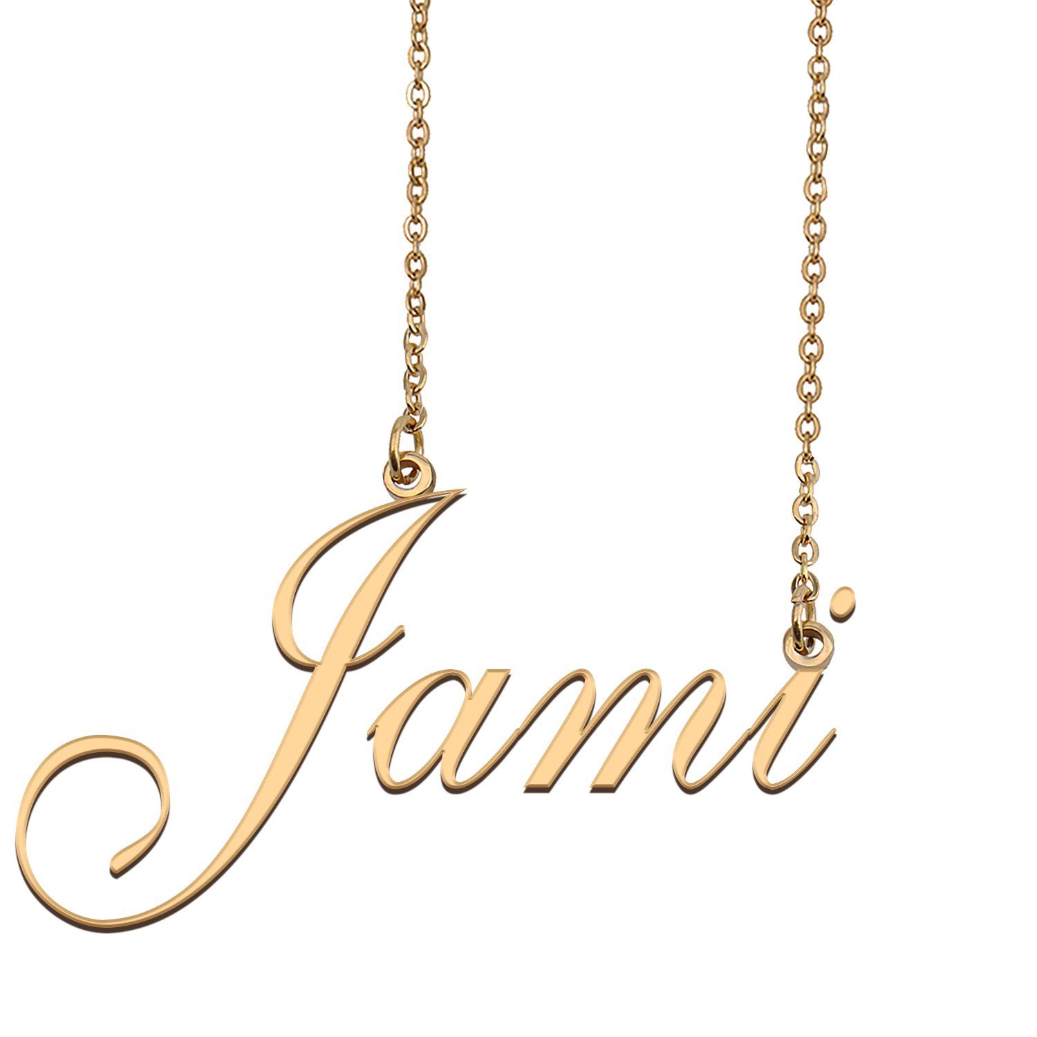 Personalized My Name Necklace Dainty personal Initial Necklace Jami