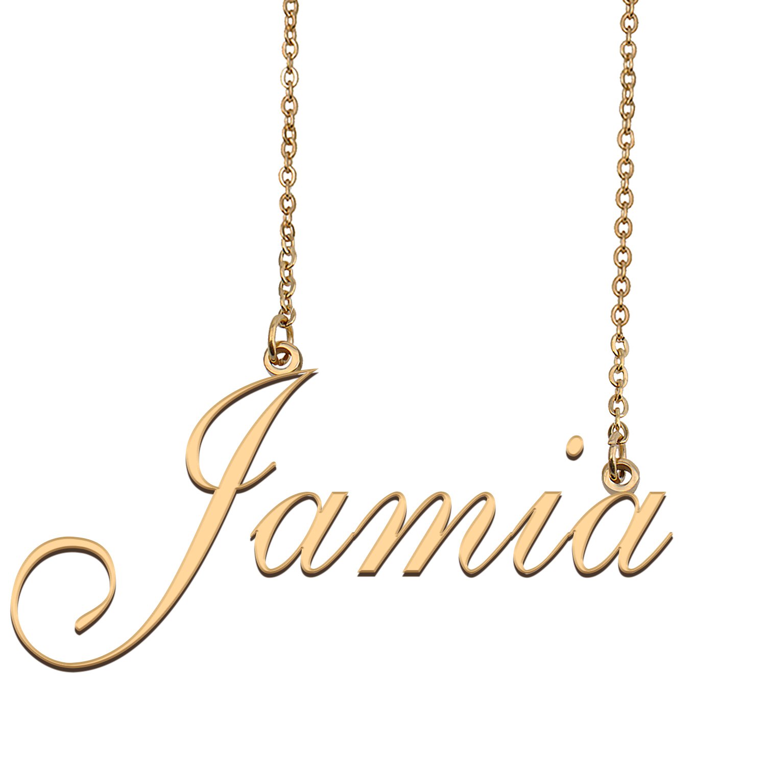 Personalized My Name Necklace Dainty personal Initial Necklace Jamia