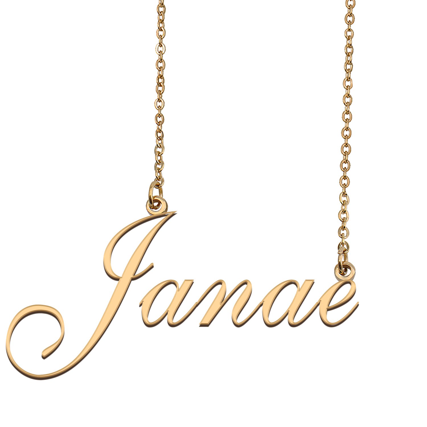 Personalized My Name Necklace Dainty personal Initial Necklace Janae