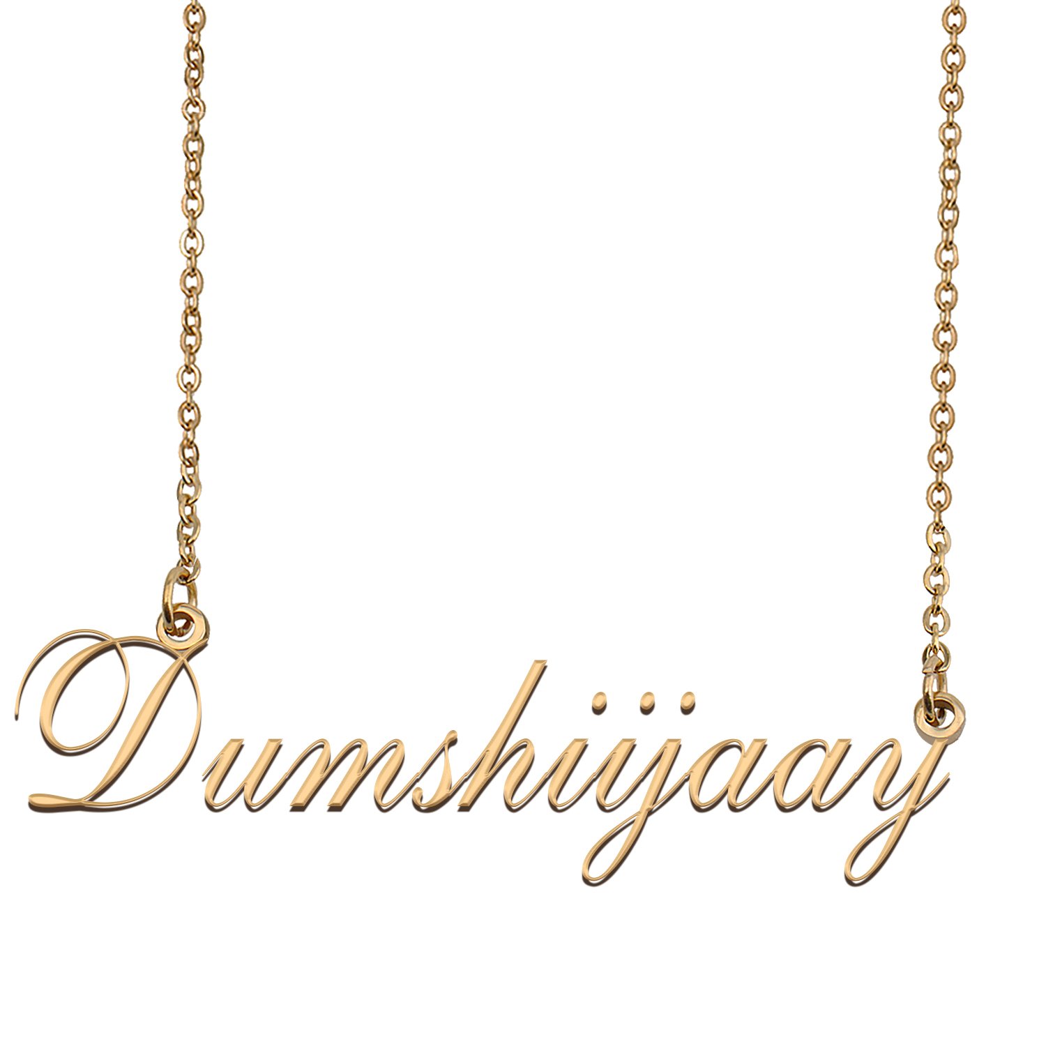 Customized Name Necklace 18K Gold Plated Jewelry Gift for Girlfriend ...